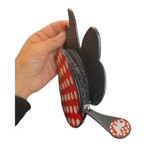 Disney | Other | Nwot Disney Minnie Mouse Coin Pouch Red Black White ...